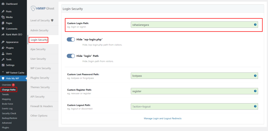 Cara Setting Plugin Security Hide My WP Ghost - Gapurahoster Cara Setting Plugin Security Hide My WP Ghost - Gapurahoster